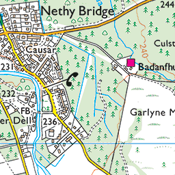 Castle Roy circuit, Nethy Bridge - Route Map