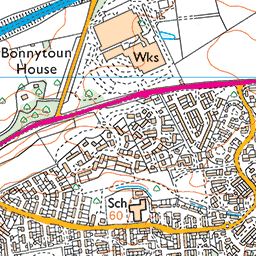Linlithgow Palace and Loch, Linlithgow - Route Map