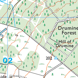 Randolph's Leap from Logie Steading - Route Map