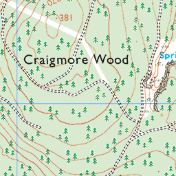 Castle Roy circuit, Nethy Bridge - Route Map