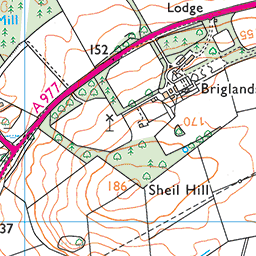 Rumbling Bridge Gorge and Crook of Devon - Route Map