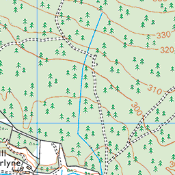 Castle Roy circuit, Nethy Bridge - Route Map