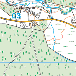 Castle Roy circuit, Nethy Bridge - Route Map