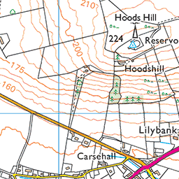 Rumbling Bridge Gorge and Crook of Devon - Route Map