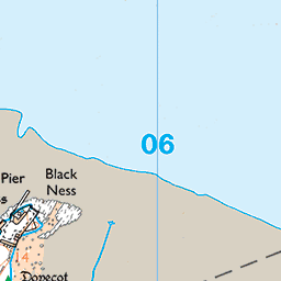 Blackness Castle, from near Bo'ness - Route Map