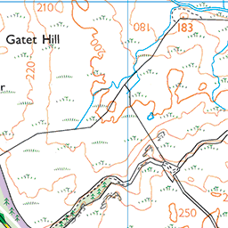 Earshaig Lochans, near Beattock - Route Map