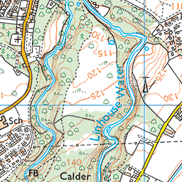 Calderwood, near Livingston - Route Map