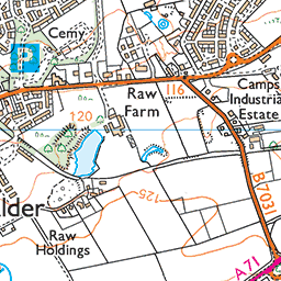 Calderwood, near Livingston - Route Map