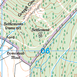 Gallow Hill, Moffat - Route Map