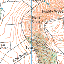 Benarty Hill, near Ballingry - Route Map