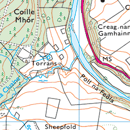 Tomintoul circular, Tomintoul - Route Map