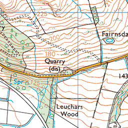 Benarty Hill, near Ballingry - Route Map