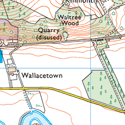 Moncreiffe Hill near Perth - Route Map
