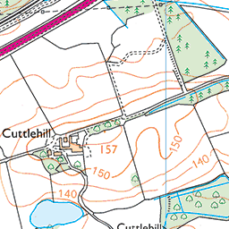 The Hill of Beath, near Cowdenbeath - Route Map
