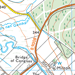 Tomintoul circular, Tomintoul - Route Map