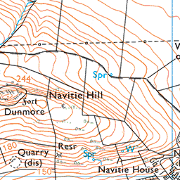 Benarty Hill, near Ballingry - Route Map