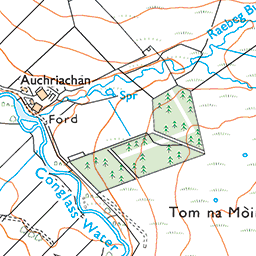 Tomintoul circular, Tomintoul - Route Map
