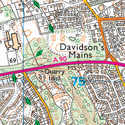 Corstorphine Hill - Route Map