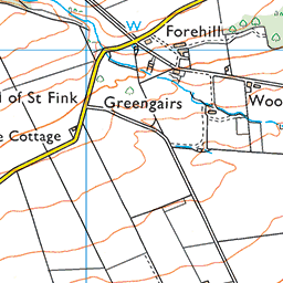 Den of Alyth, Alyth - Route Map