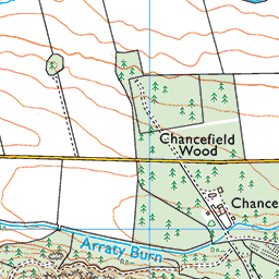 Maspie Den, Falkland - Route Map