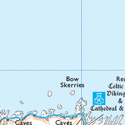 The Brough of Birsay and Earl's Palace, Mainland - Route Map