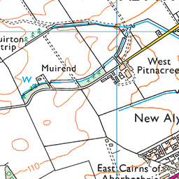 Den of Alyth, Alyth - Route Map