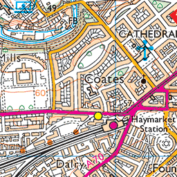 Old Town, Edinburgh - Route Map