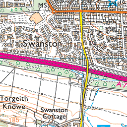 Capital View walk and Swanston - Route Map
