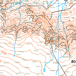 Corrie Fee, Glen Clova - Route Map