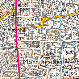 Craiglockhart Hills - Route Map