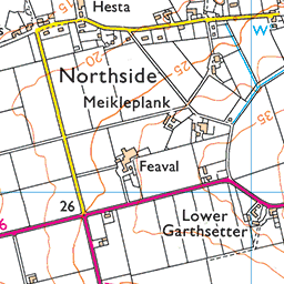 The Brough of Birsay and Earl's Palace, Mainland - Route Map