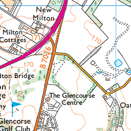 Roslin Glen and Rosslyn Chapel, Roslin - Route Map