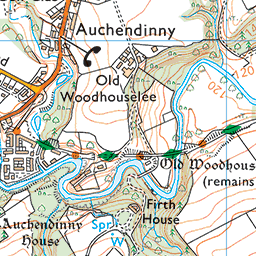 Roslin Glen and Rosslyn Chapel, Roslin - Route Map