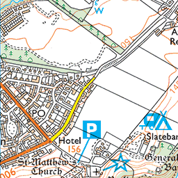 Roslin Glen and Rosslyn Chapel, Roslin - Route Map