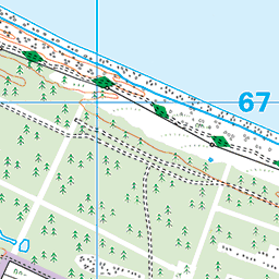 Binn Hill from Kingston, near Garmouth - Route Map