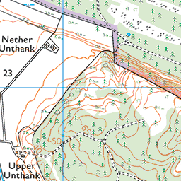 Binn Hill from Kingston, near Garmouth - Route Map