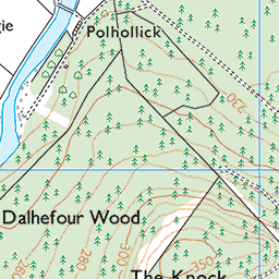 Craigendarroch oakwoods, Ballater - Route Map