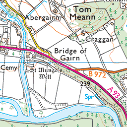 Craigendarroch oakwoods, Ballater - Route Map