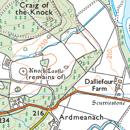 Craigendarroch oakwoods, Ballater - Route Map