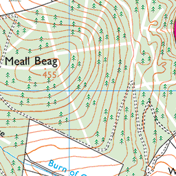 Ben Newe, Strathdon - Route Map
