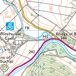 Ben Newe, Strathdon - Route Map