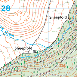 Ladys' Walk, Bowhill - Route Map