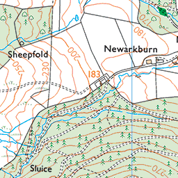 Ladys' Walk, Bowhill - Route Map