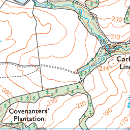 Ettrick Water circuit, Selkirk - Route Map