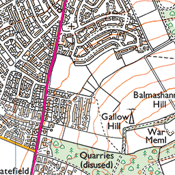 Forfar Loch circuit, Forfar - Route Map