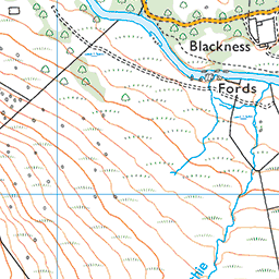 Hill of Rowan, Tarfside, Glen Esk - Route Map