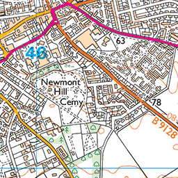 Forfar Loch circuit, Forfar - Route Map