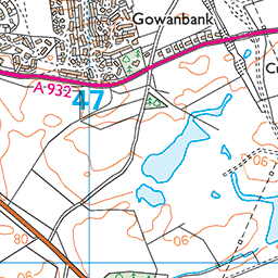 Balmashanner Hill, Forfar - Route Map