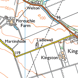 Balmashanner Hill, Forfar - Route Map