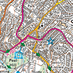 Ettrick Water circuit, Selkirk - Route Map
